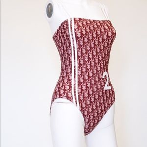 Dior | Swim | Dior Monogram 2 Onepiece Swimsuit | Poshmark